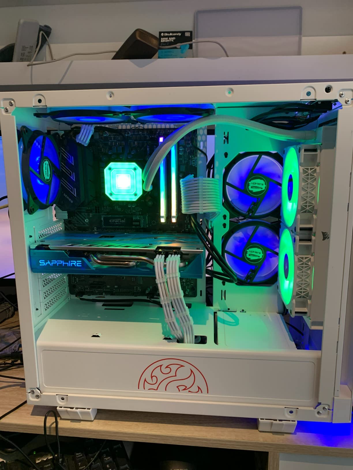 XPG Invader Mid-Tower Brushed Aluminum PC Case Black (Invader-BKCWW ...