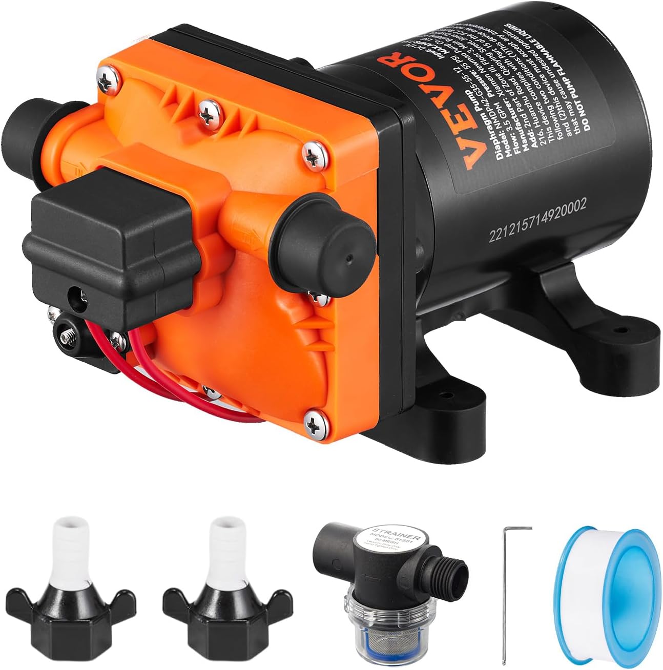 Amazon.com: NorthStar NSQ Series 12V On-Demand Sprayer Diaphragm Pump ...