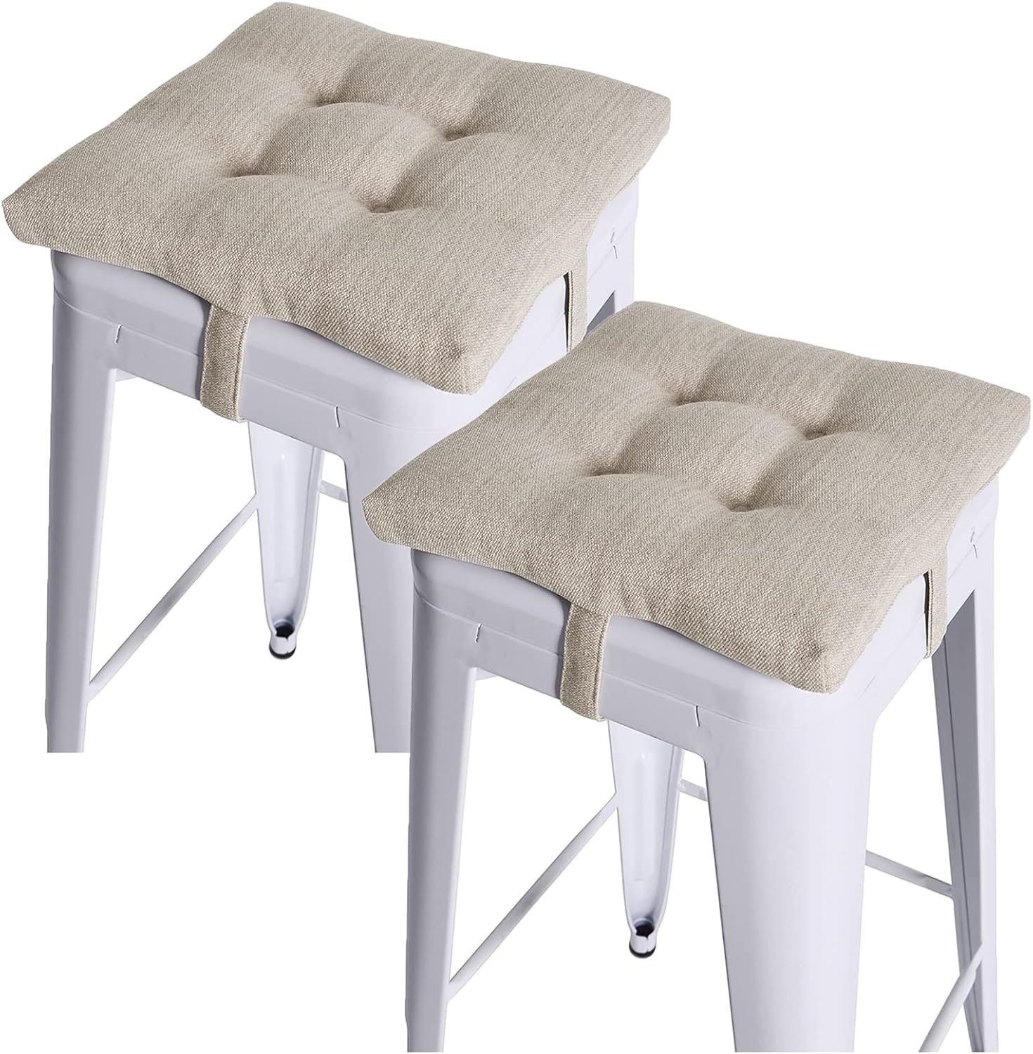 Amazon.com: baibu 12 Inches Square Seat Cushion Set of 2, Super Soft ...