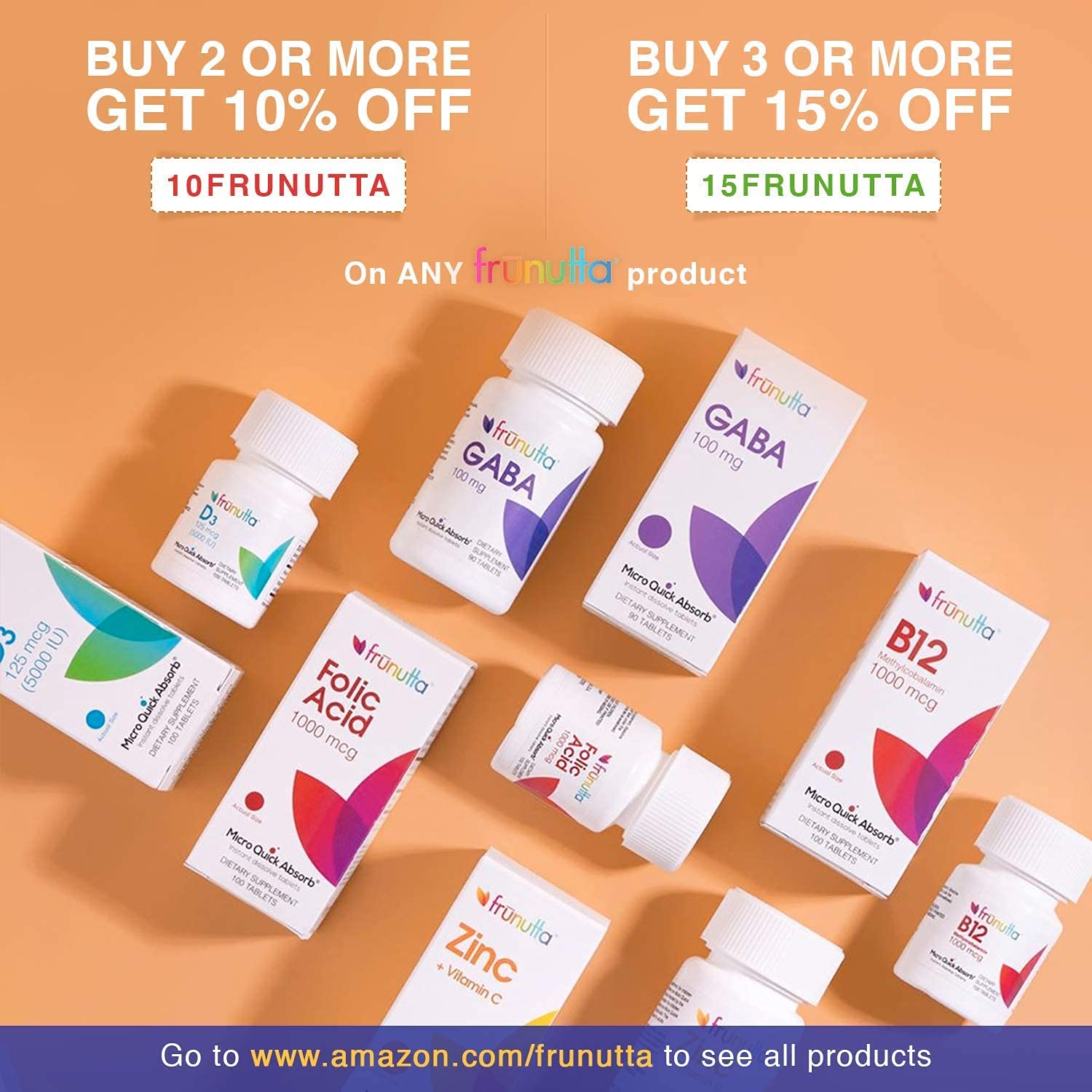 Frunutta Vitamin B12 Cyanocob...B07JLRP7DP | Encarguelo.com