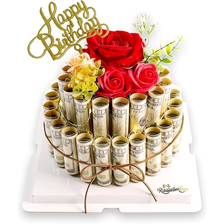 Amazon.com: Money Box for Cash Gift Pull Pink - Money Gift Box for Cash ...