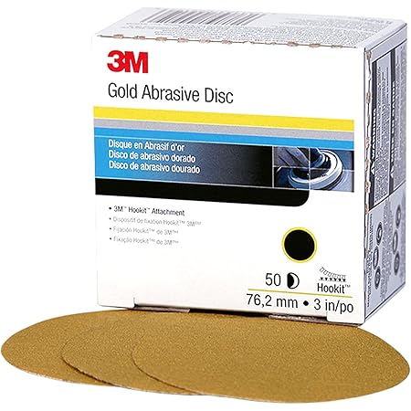 Amazon.com: 3M Hookit Finishing Film Abrasive Disc 260L, 00909, 3 in ...