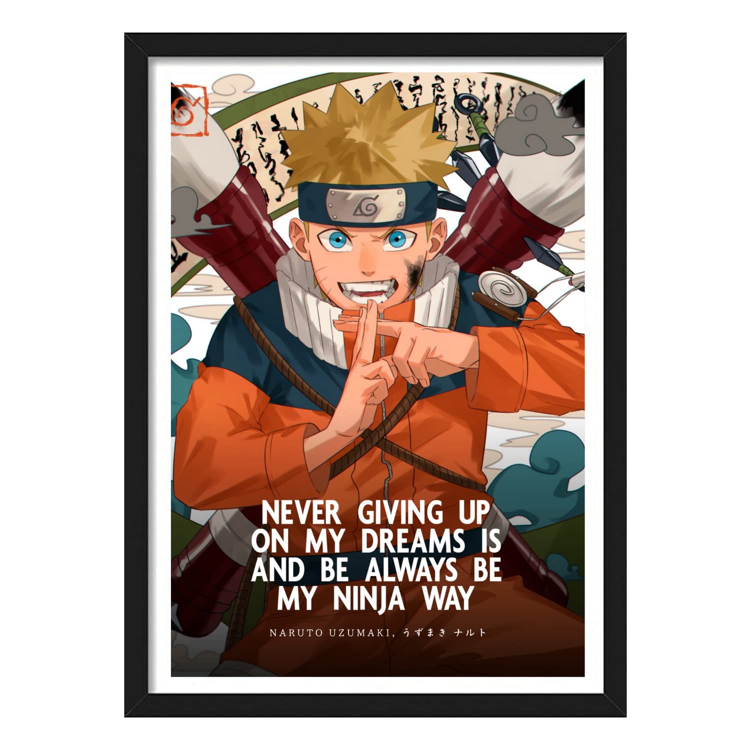YourCanvas - | Uzumaki Naruto | Naruto Framed posters | Anime Frames ...