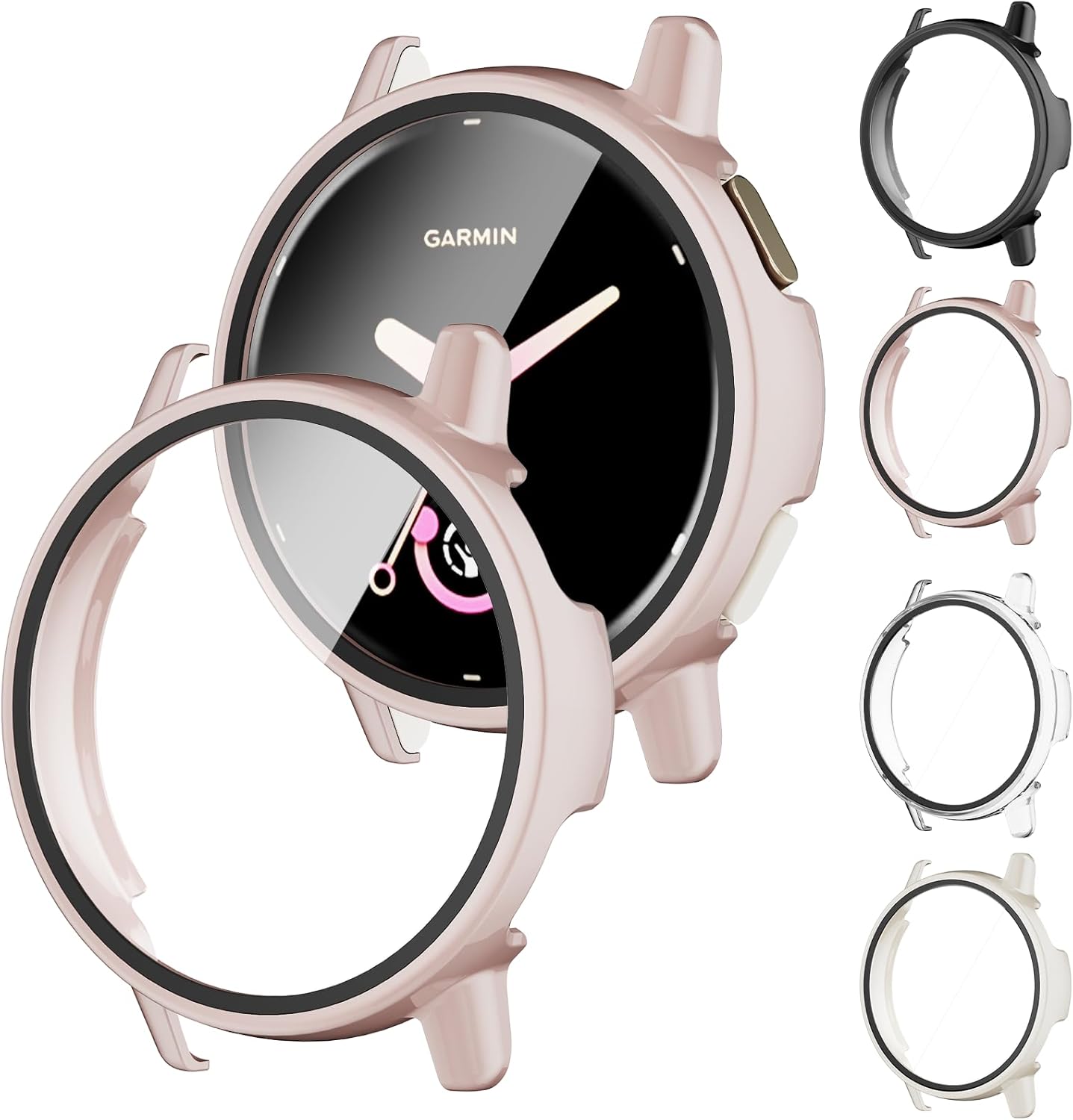 Amazon.com: RiYHM Screen Protector Case for Garmin vívoactive 5 ...