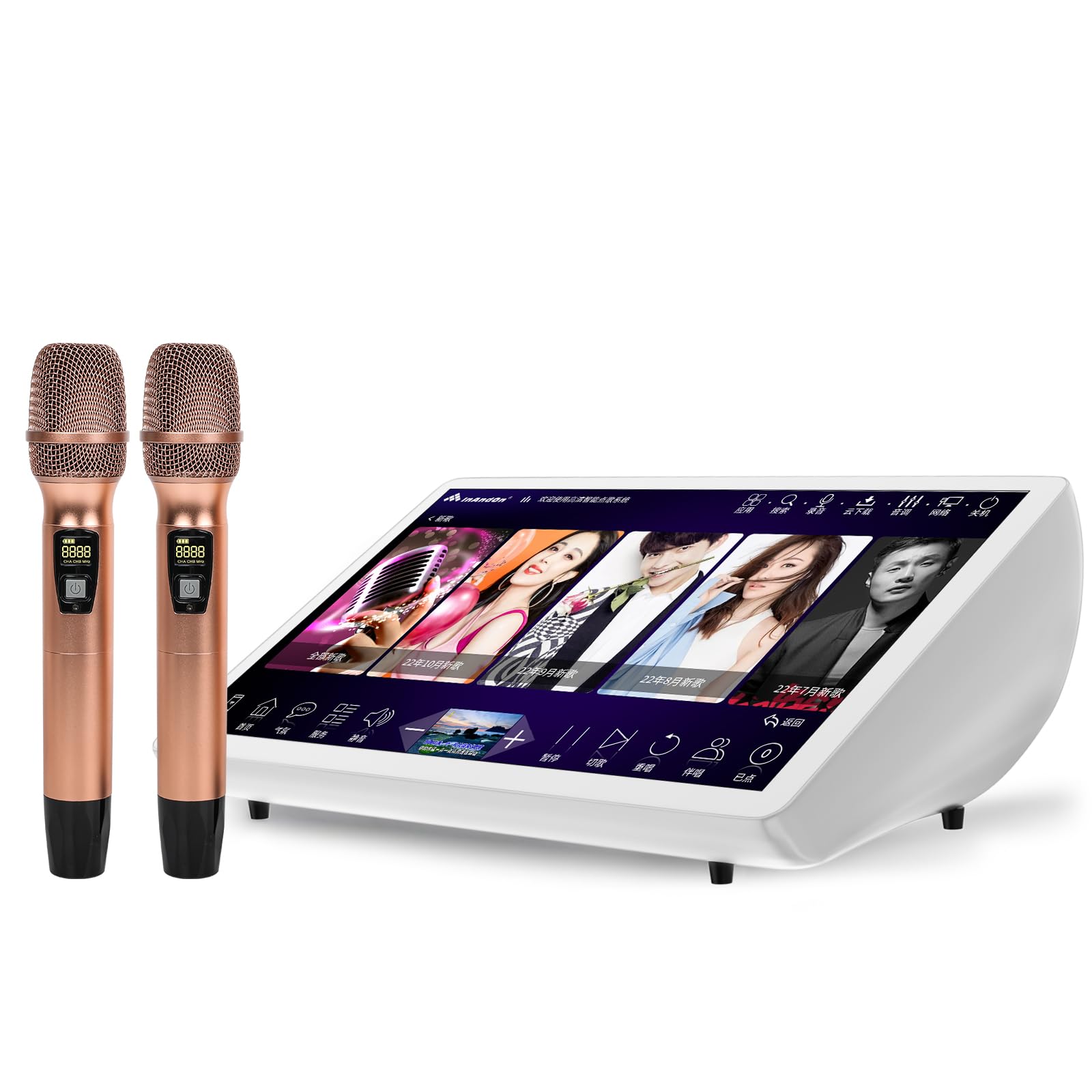 Amazon.com: New Pihaosen Chinese Karaoke Machine 19.5 inch Machine LED ...