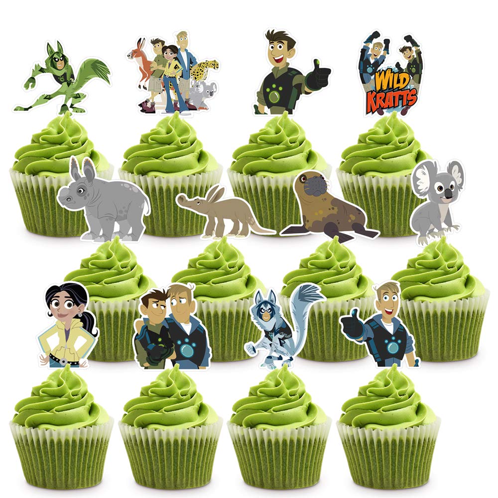 Party Packs for Wild Kratts Cake Topper Cupcake Toppers Party Supplies ...