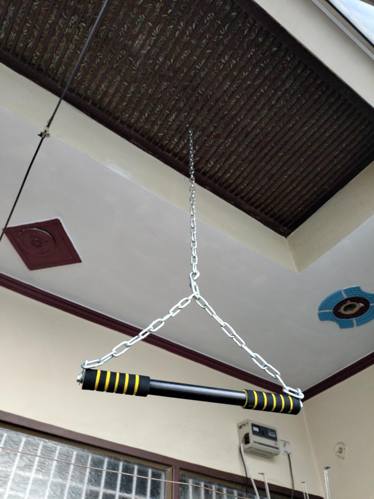 Rioff® Height Increase Pull Up Bar for ChinUps Hanging Rod for Home/Gym ...