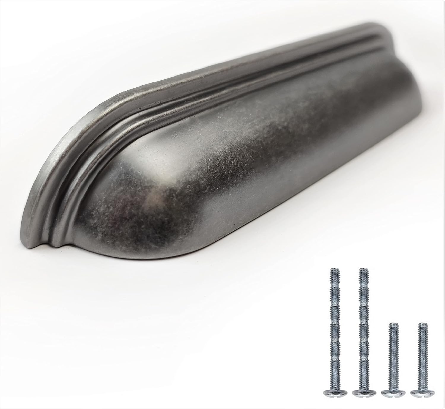 Set of 6 Cup Handles for Kitchen Cabinets, Cupboard Doors & Chests of ...