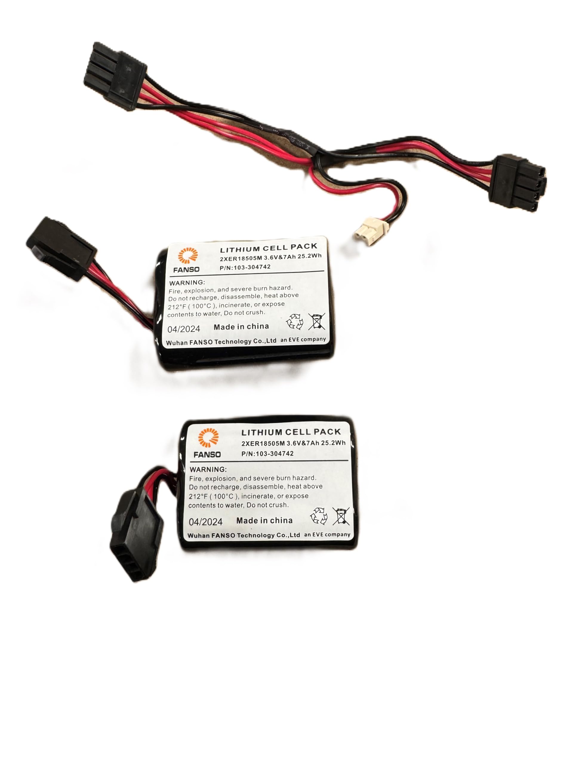 Visonic Powermax Battery For MCS-740 Siren Pack of 2 : Amazon.co.uk ...