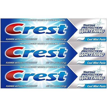 Amazon.com : Crest Tartar Protection Whitening Cool Mint Flavor ...