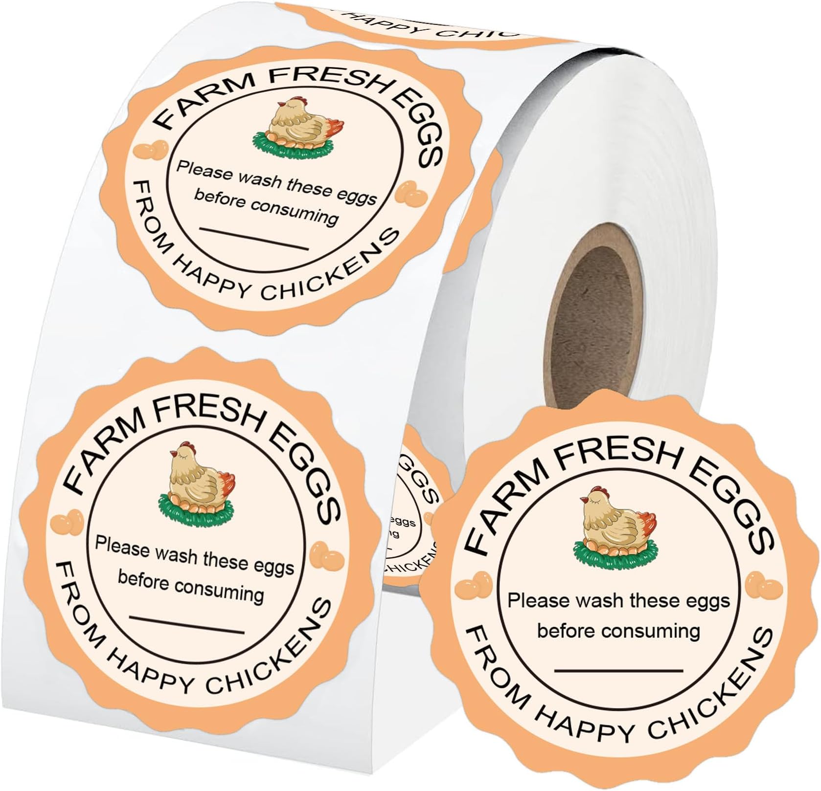 Amazon.com: Custom Poultry Freezer Labels 4" x 2.5" with Safe Handling ...