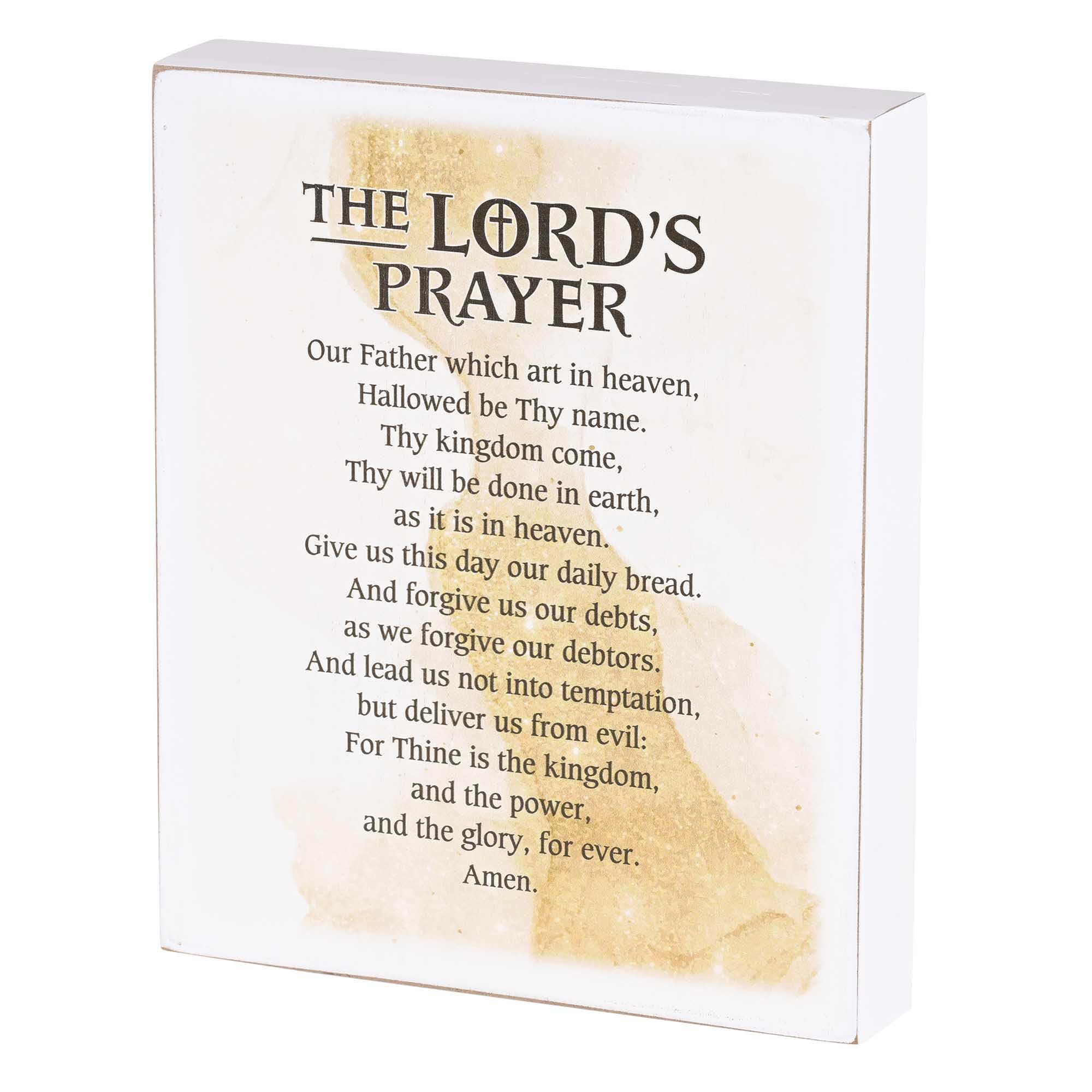 Amazon.com: Dicksons The Lords Prayer - Our Father In Heaven, White 9.4 ...