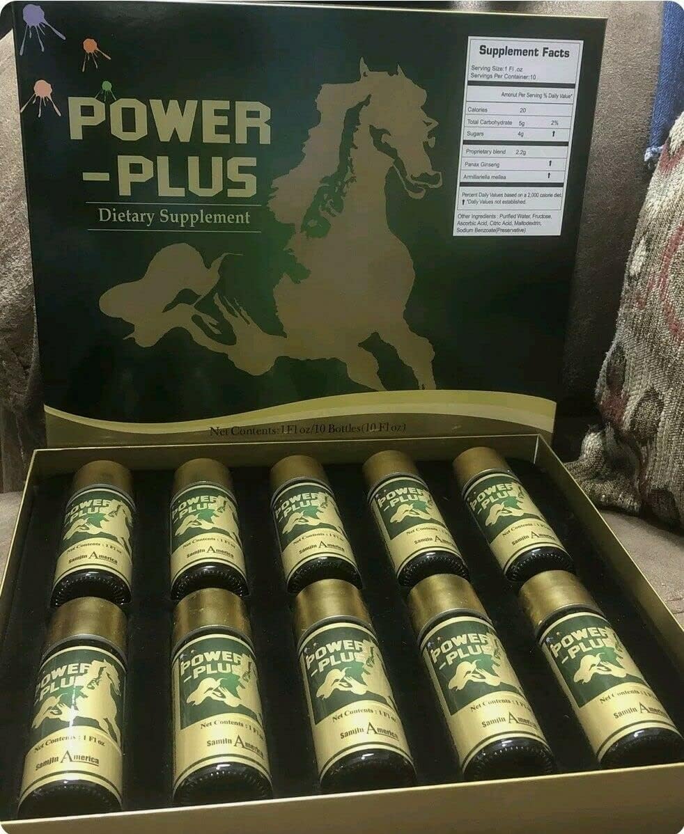 Amazon.com: POWER-PLUS 10 Bottles Super Power-Plus Botanical Blend ...
