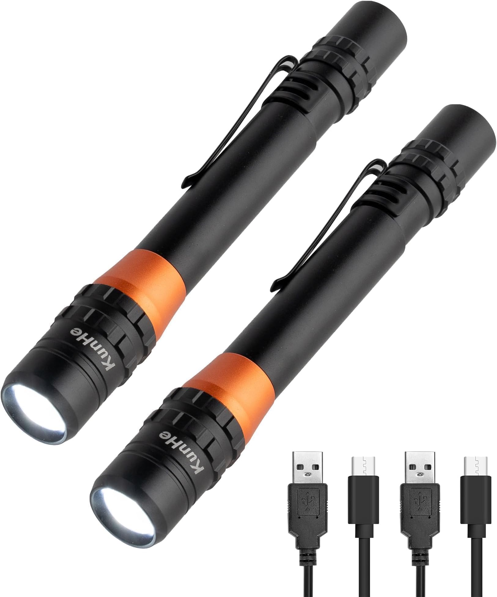 infray Small LED Flashlight, Zoomable, Handheld Mini Pocket-Sized EDC ...