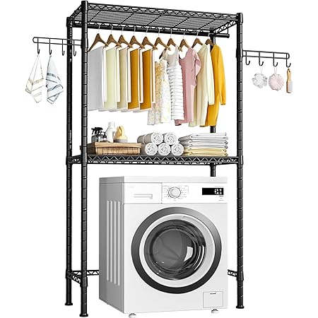 Amazon.com: Magic Chef Compact Laundry Stand, Powder-Coated Metal ...