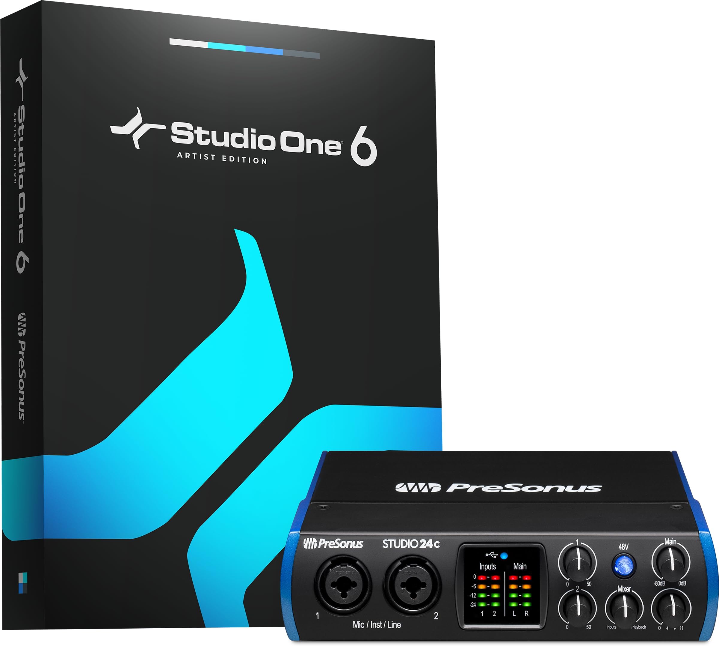 Focusrite Scarlett 2i2 Interfaz de audio USB de 4ª generación para ...