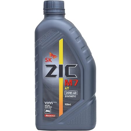 ZIC M7 20W-40 900ML, SYNTHETIC BIKE ENGINE OIL (API SM, JASO MA2 ...