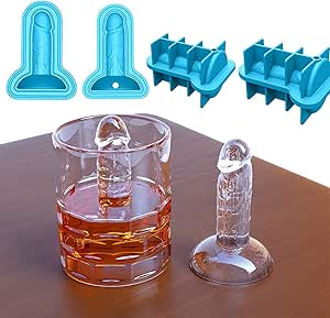 Amazon.com: Silicone Ice Molds Tray Fun shapes,ice cube molds for ...