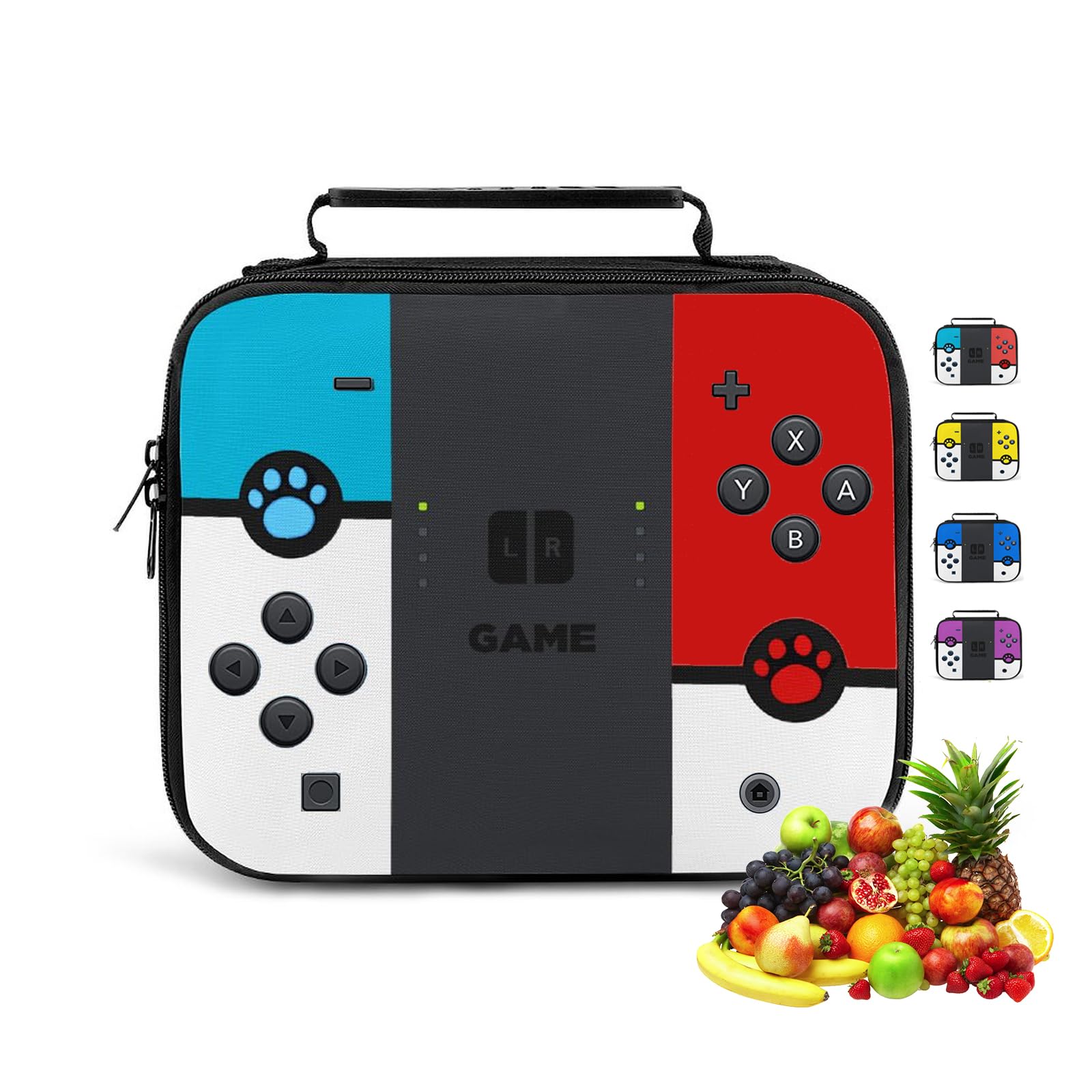 Amazon.com: jwsxcfd Lunch Bag Lunch Boxes Reusable Games Insulated ...