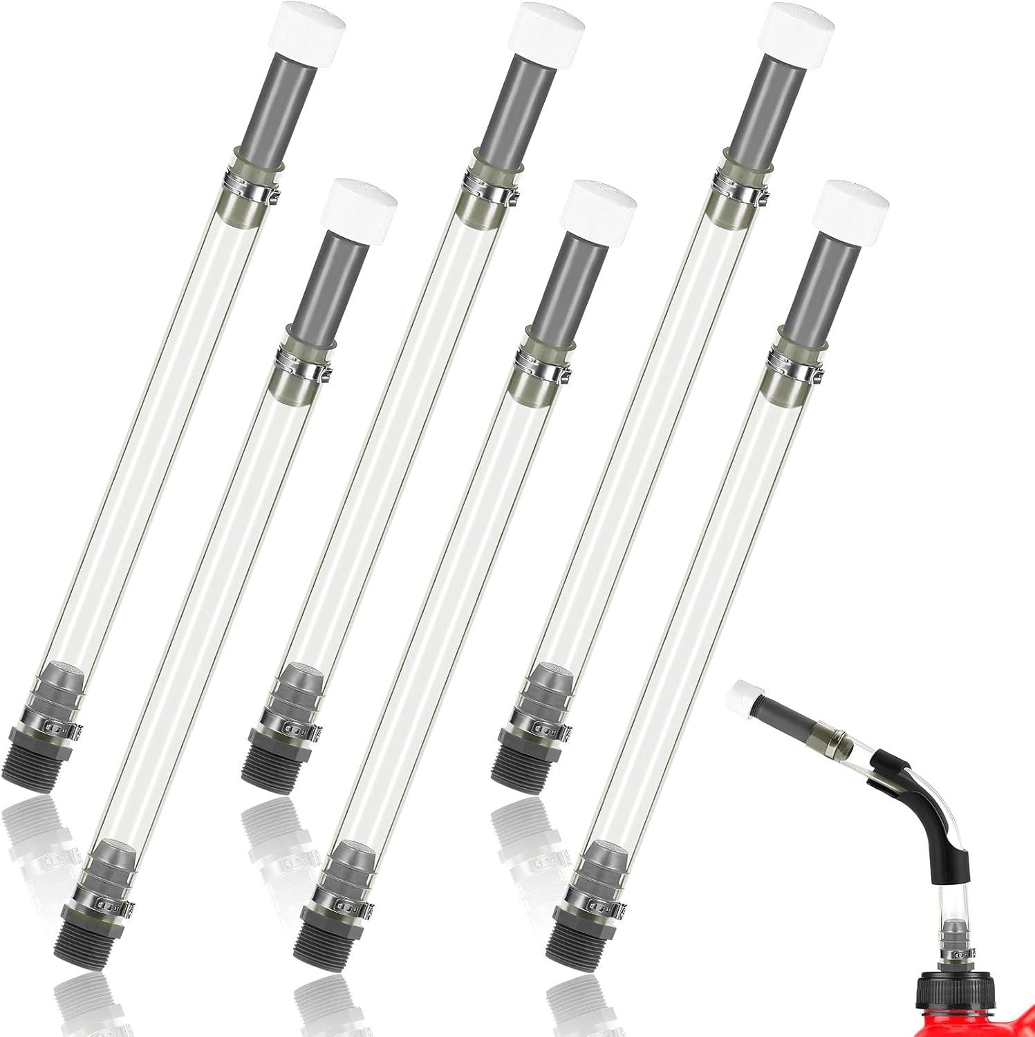 Amazon.com: Fuel Filler Hose Fuel Jug Hose Utility Jug Hose 14 Inch ...