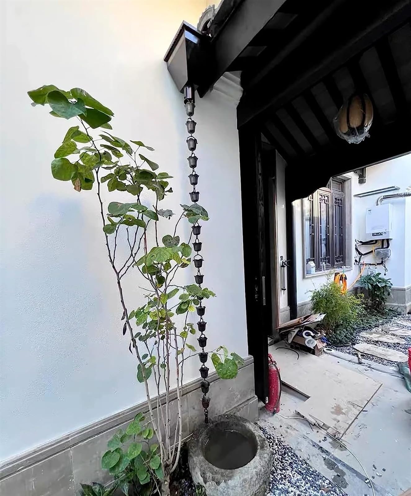 Japanese Chain Downspouts Ôsaka Rain Chains Europe