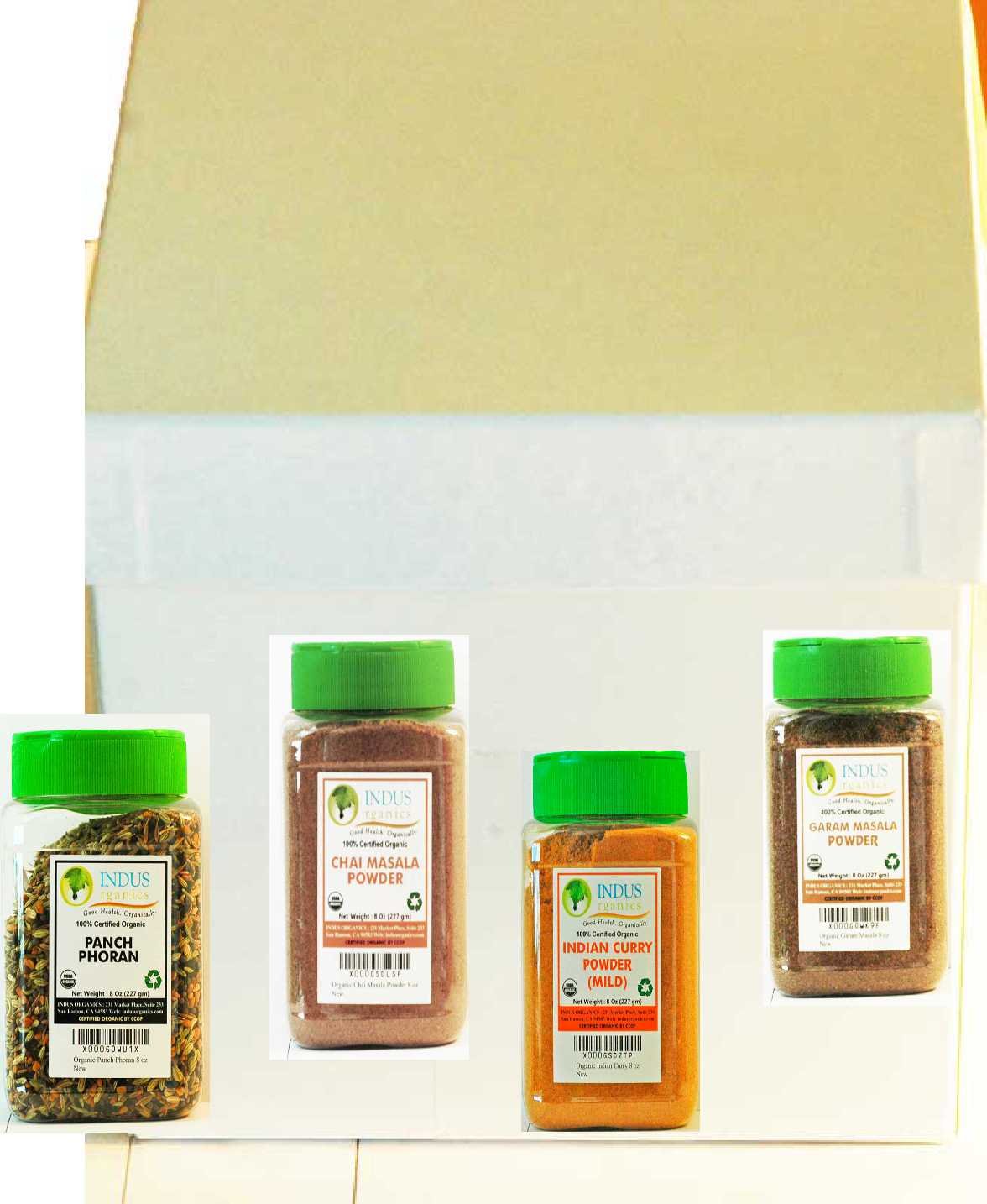 Amazon.com : Indus Organics Indian Gourmet Collection Gift Set (Salt ...