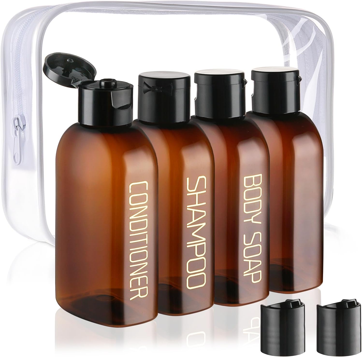 Amazon.com: Cosywell Travel Kit TSA Approved Toiletry Bottles Travel ...