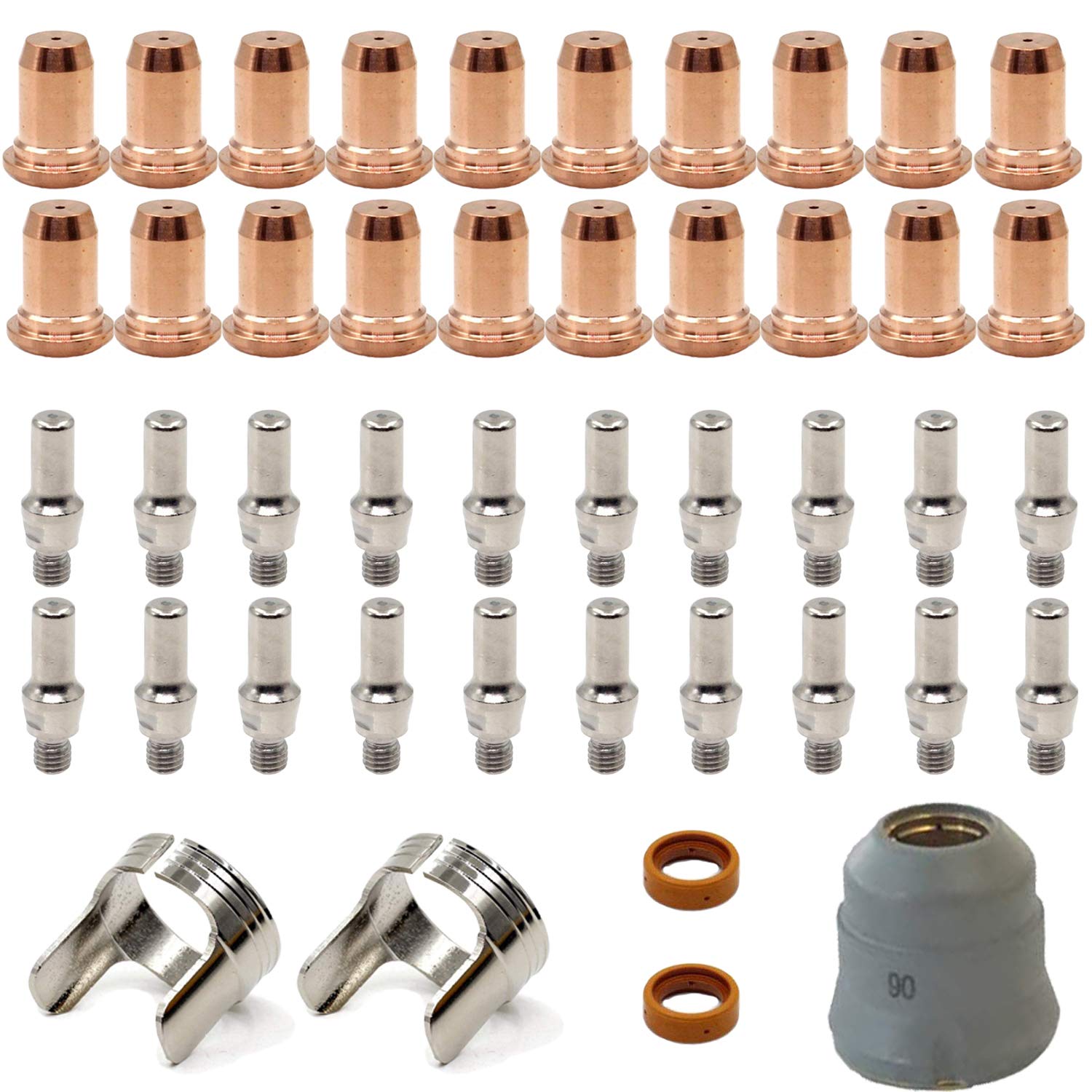 Snapklik.com : 45pcs IPT-60 PT-60 IPT-40 PT40 Plasma Cutting Torch Tip ...