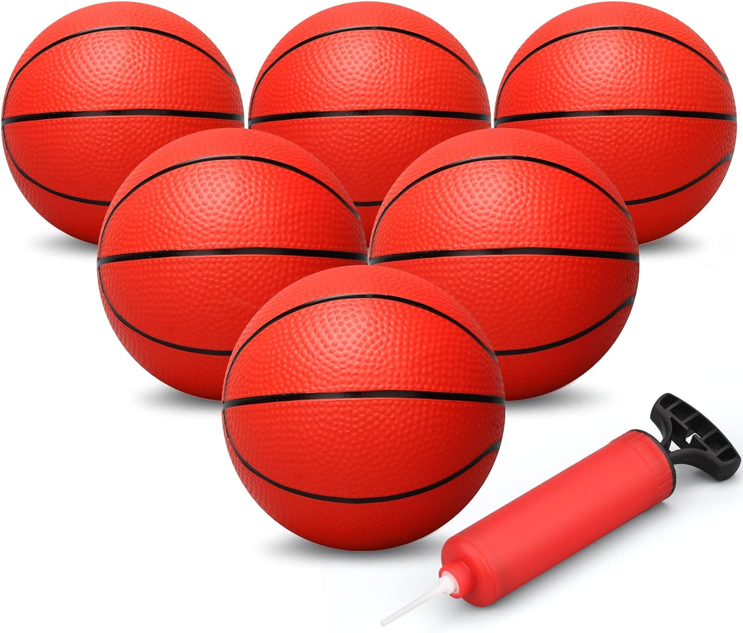 Amazon.com: Dilabnba 6'' Mini Replacement Basketballs for Indoor ...
