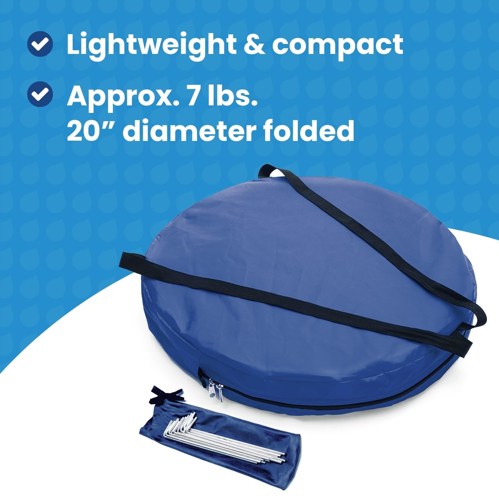 Snapklik.com : Under The Weather Navy MyPod 1 Person Pop-up Weather Pod ...
