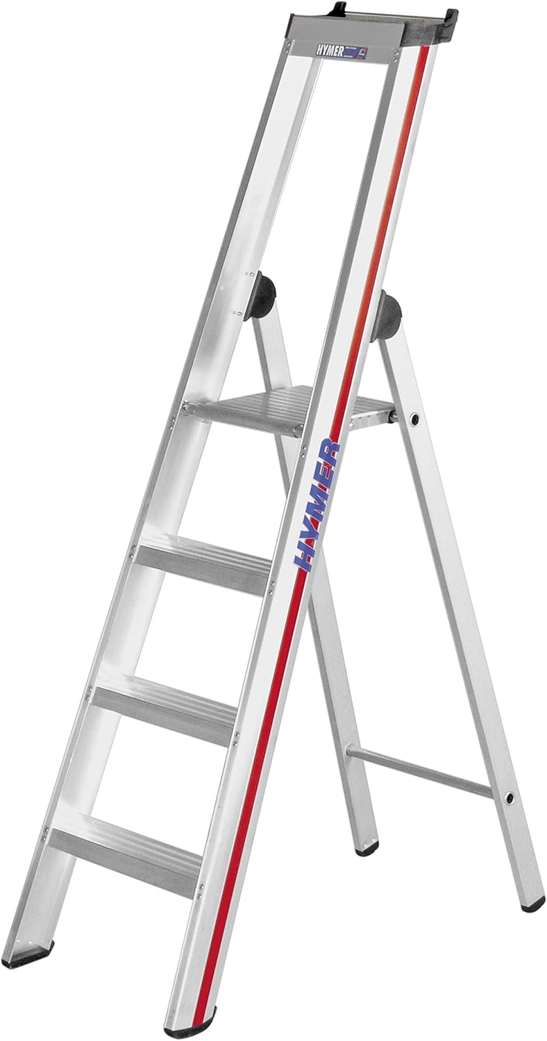 HYMER seyyar merdiven ile Platform SC60, tek taraflı çıkılabilir, 4 ...