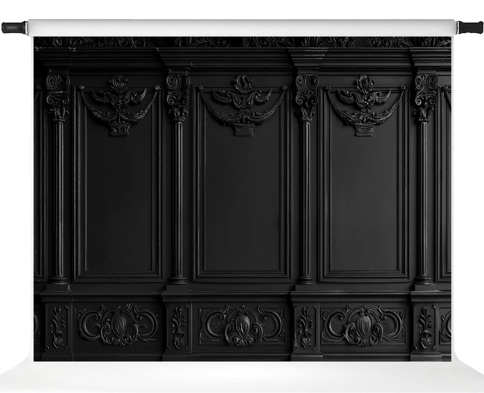 Amazon.com : Kate Black Wall Backdrop Interior Classic Photo Backdrop ...