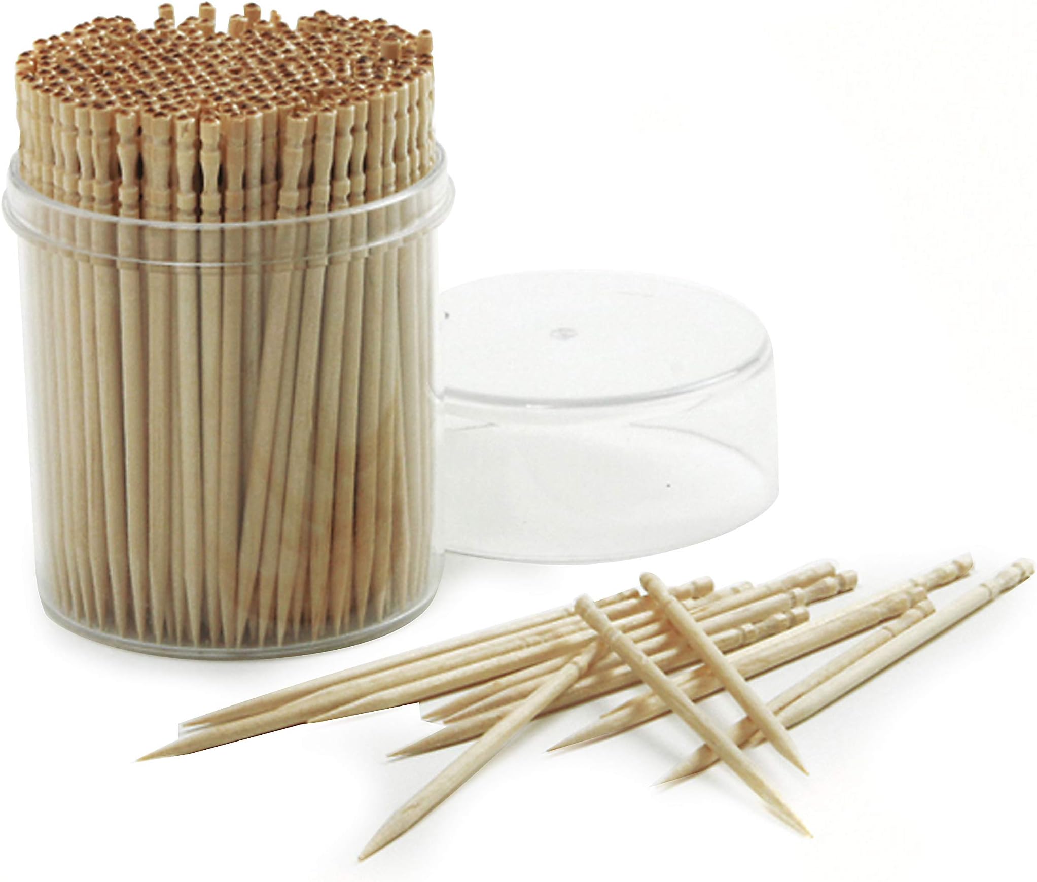 Amazon.com | NEW NatureCore Bamboo Wooden Toothpicks - 1000 PCS, Sturdy ...