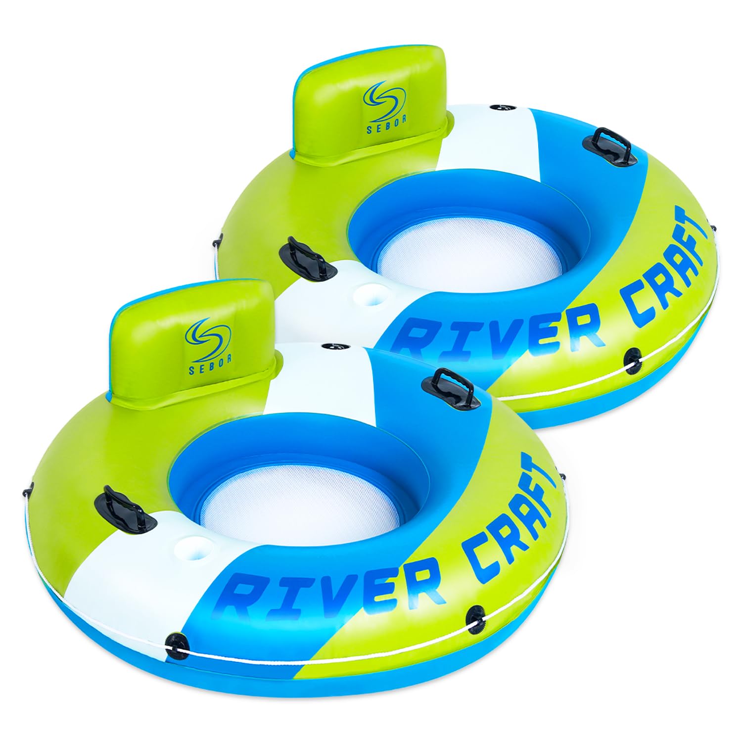 Heavy Duty River Tube, Inflatable Floating Tube with Backrests ...