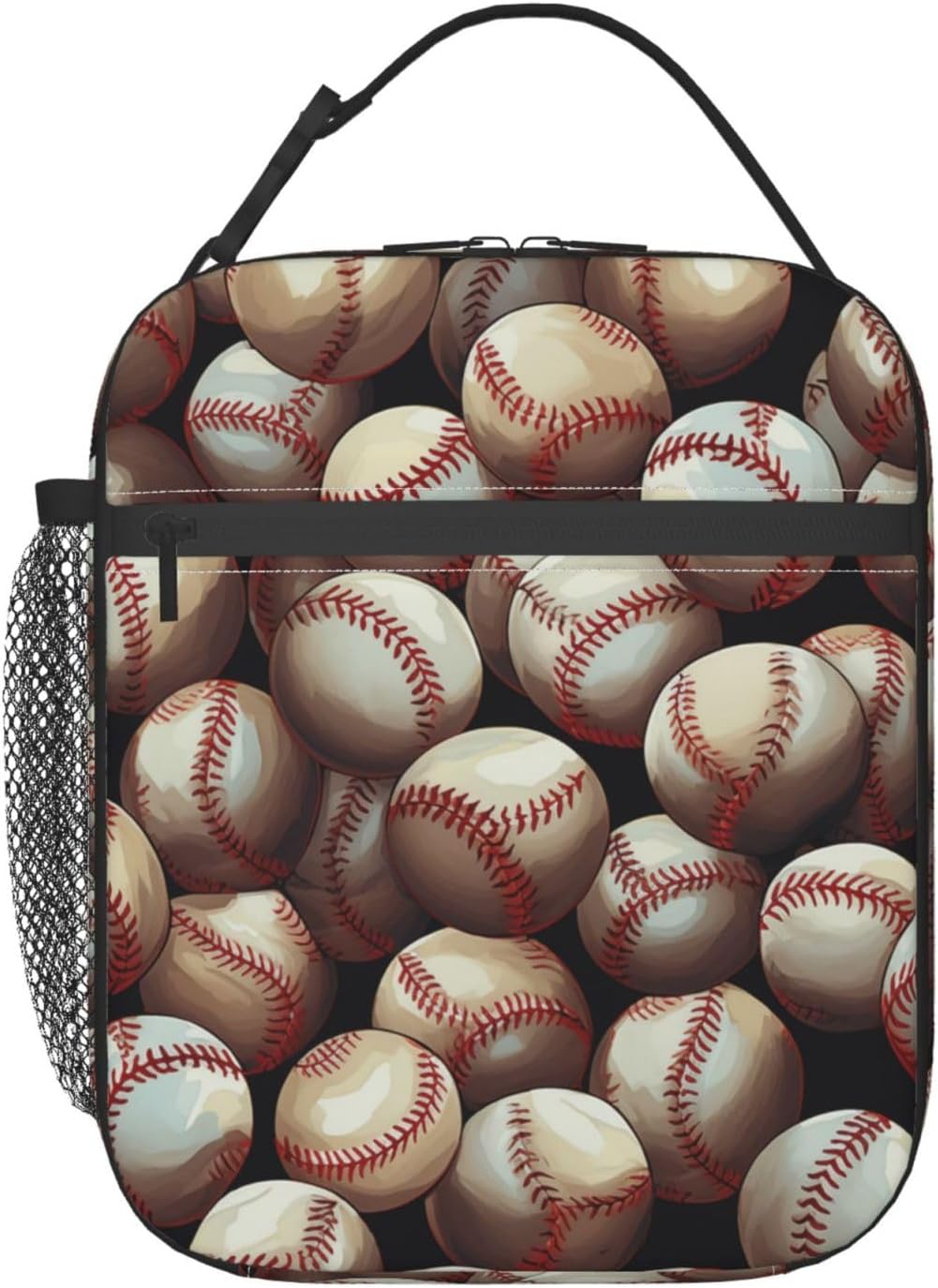 Amazon.com: VANZEV Retro Baseball Pattern Lunch Box for Kids Adults ...