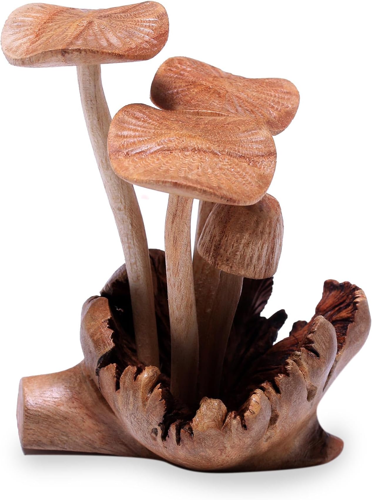 Amazon.com : Curawood Wooden Mushrooms Sculpture for an Ornate Touch ...