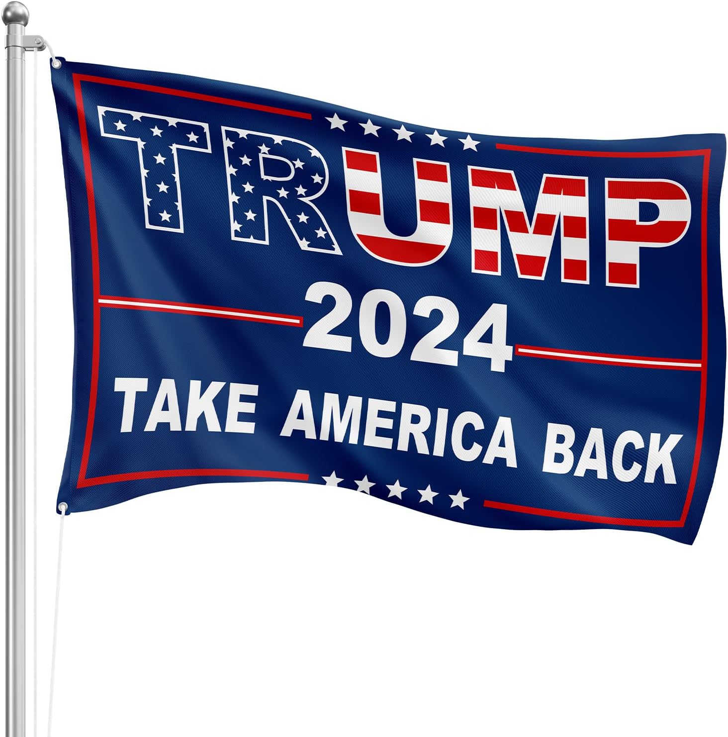Amazon.com : IKSII Trump Flag 2024 Double Sided For Outside,110D Trump ...