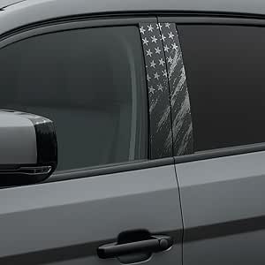 Amazon.com - 2PCS Car B-Pillar Sticker Decal Set, 12"x21.5" Gloss Vinyl ...