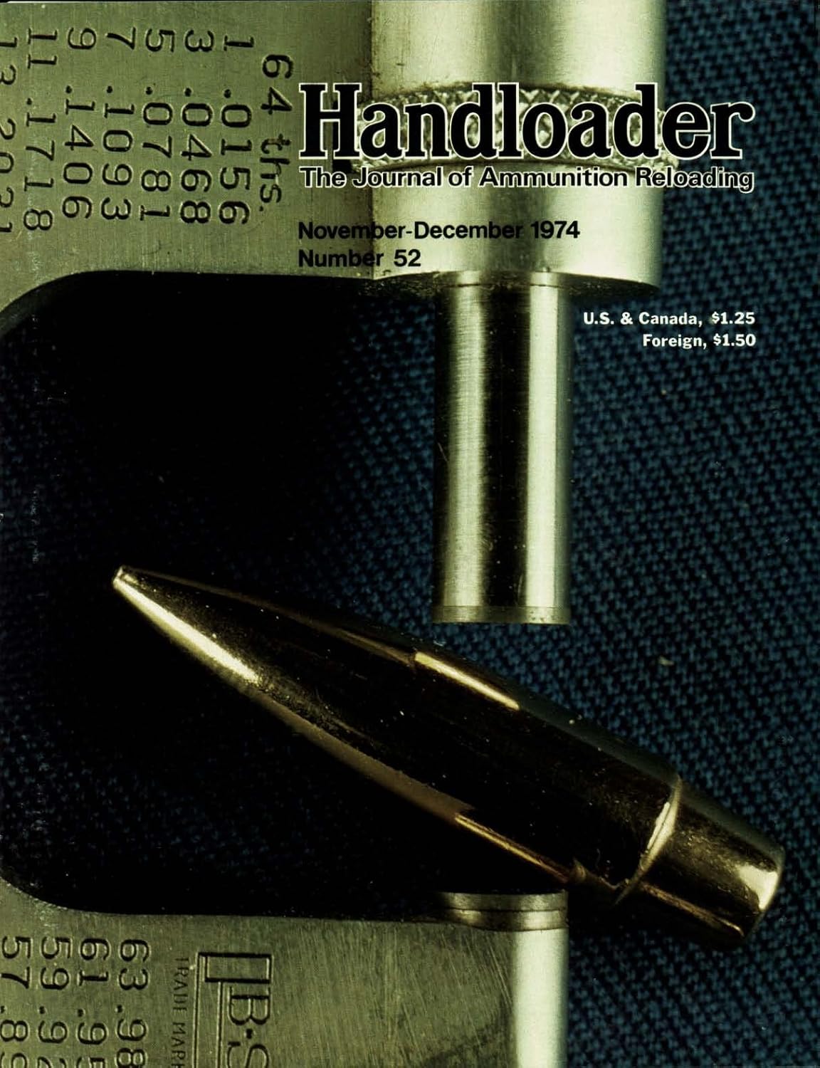 Handloader Magazine - December 1974 - Issue Number 52: Neal Knox, Maj ...