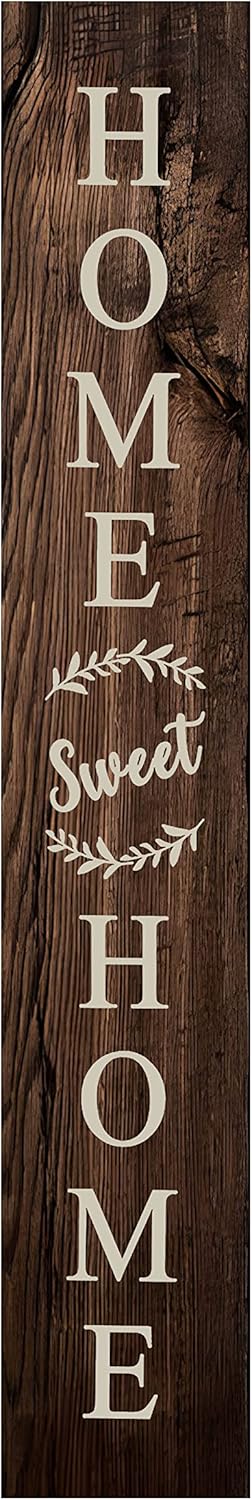 Letrero de bienvenida para el hogar, dulce hogar, letrero vertical para ...