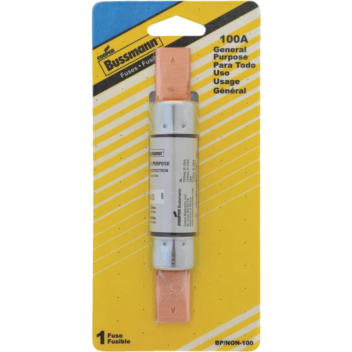 Bussmann BP-NON-100 Non-Cartridge Fuse, Pack of 1, No Color - Amazon.com