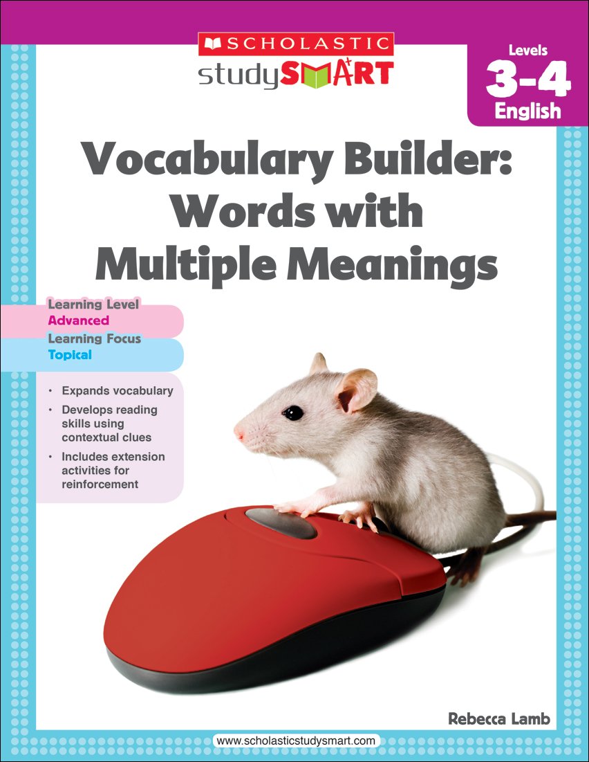 Scholastic Study Smart Vocabulary Builder: Words with Multiple Meanings ...