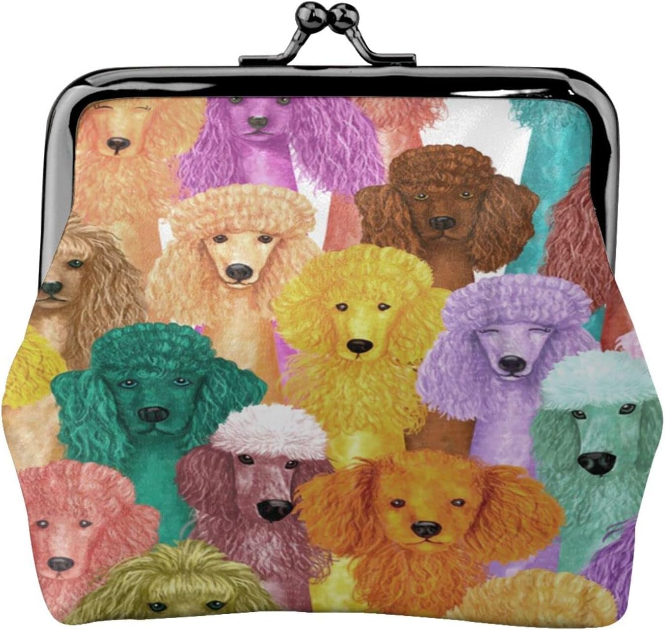Amazon.com: Cute Poodle Dogs Cartoon Puppy Colorful Rainbow Tie Dye ...