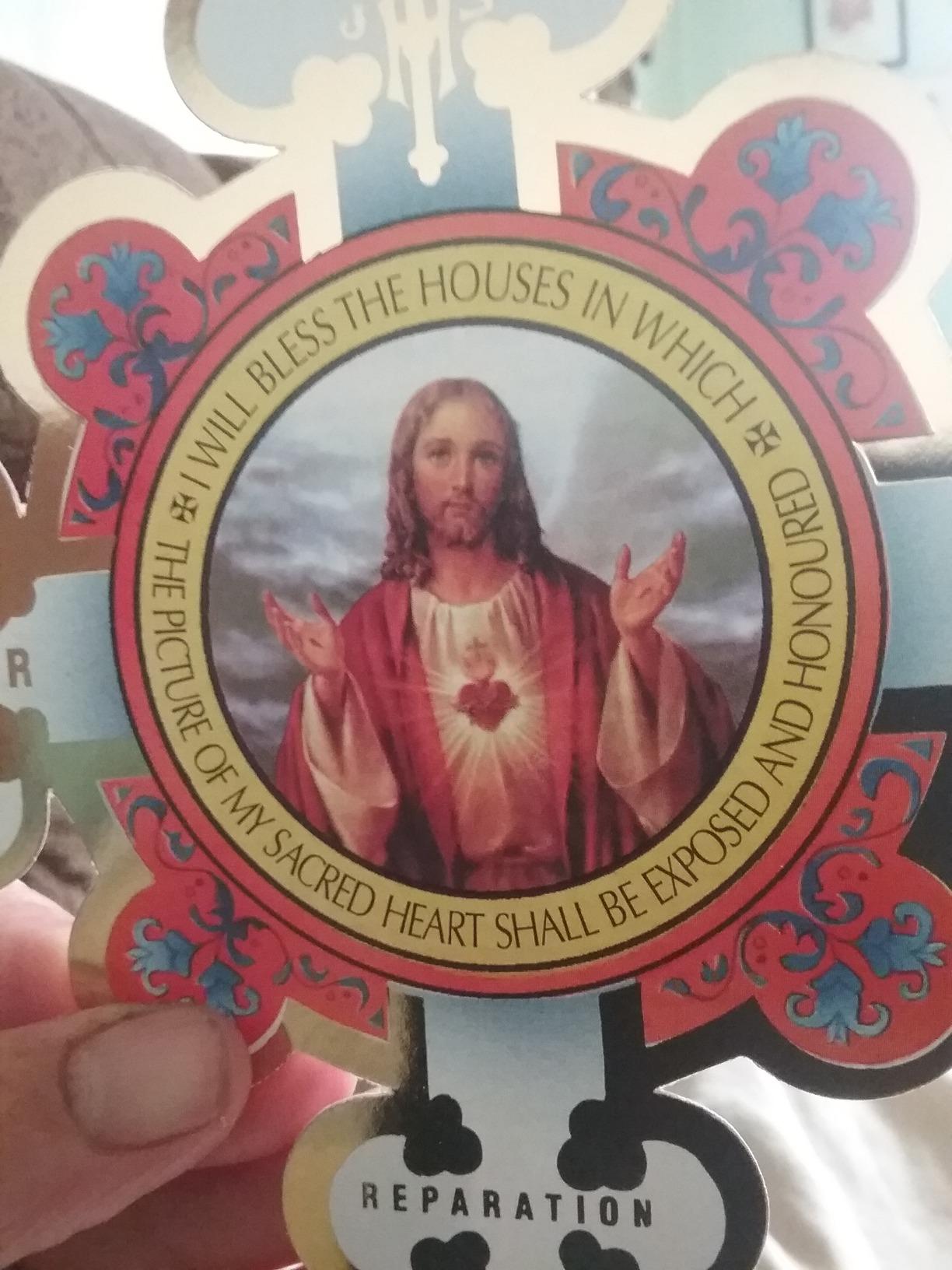 Sacred Heart ~ Door Shield : Amazon.co.uk: Everything Else