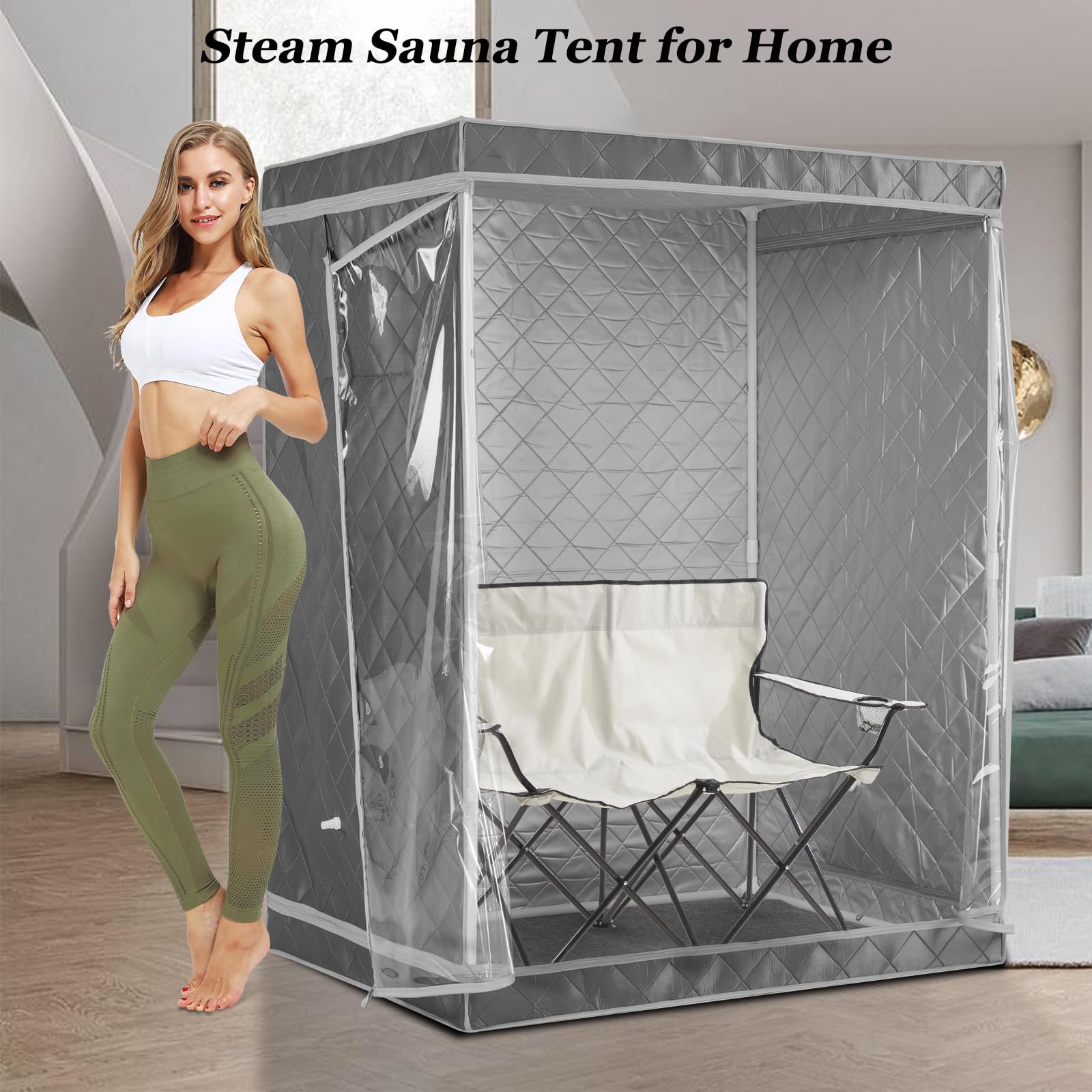 Snapklik.com : iDOTODO Full Size 2 Person Sauna Tent, Portable Steam ...