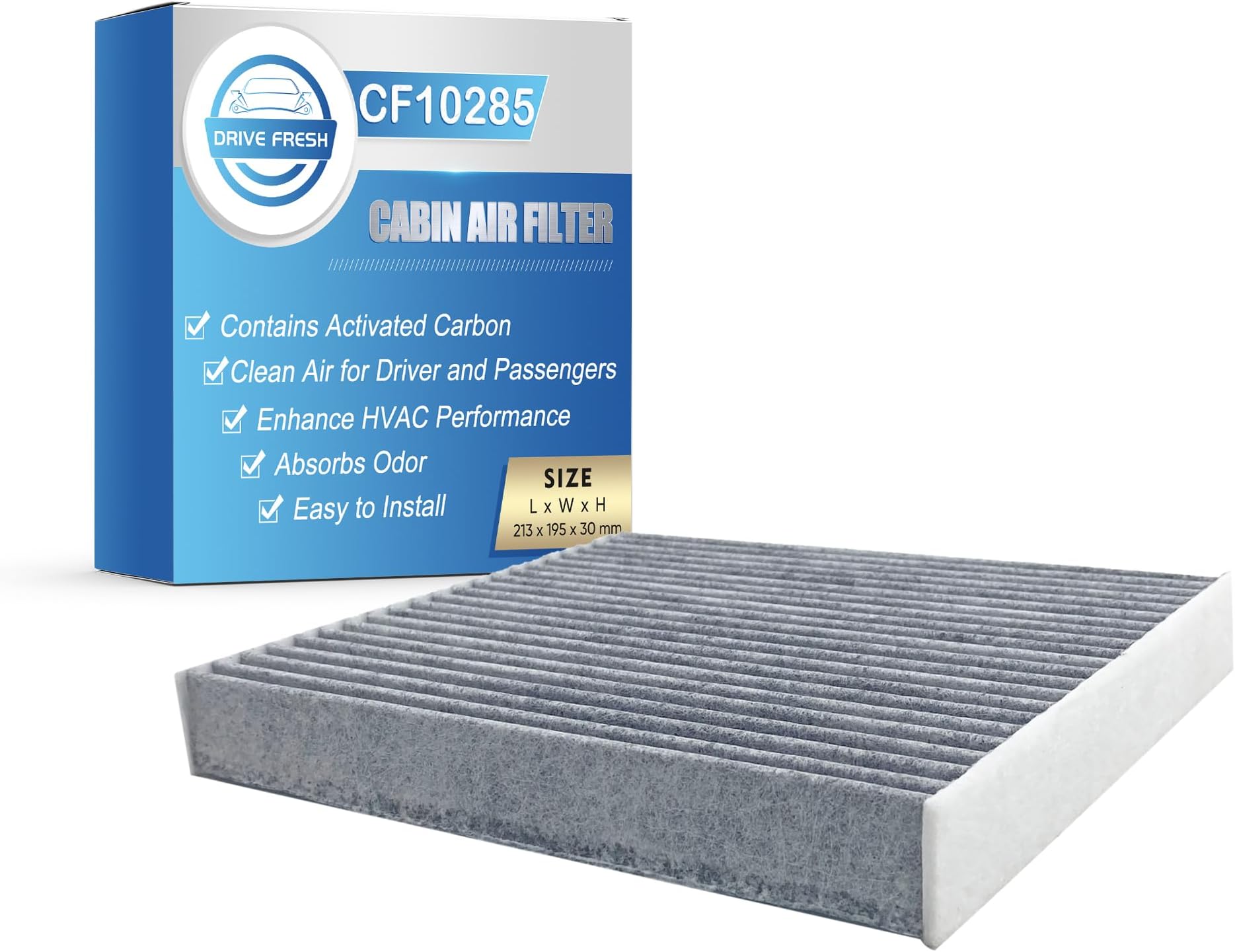 Amazon.com: Drive Fresh CP285 (CF10285) Premium Cabin Air Filter ...