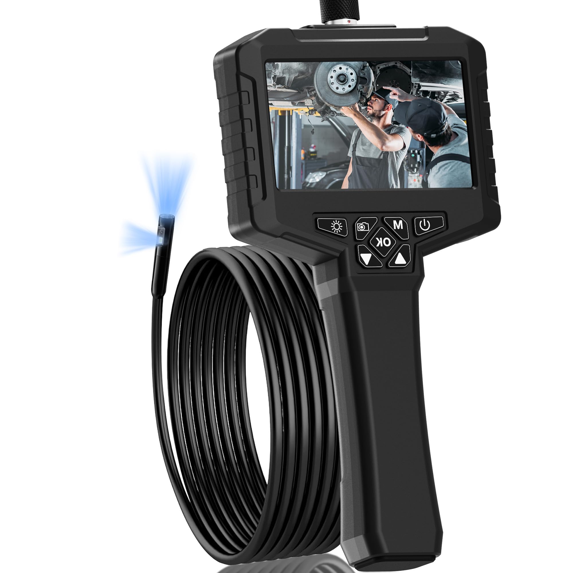Amazon.com: [Dual-Lens] Inspection Endoscope, Industrial Borescope ...
