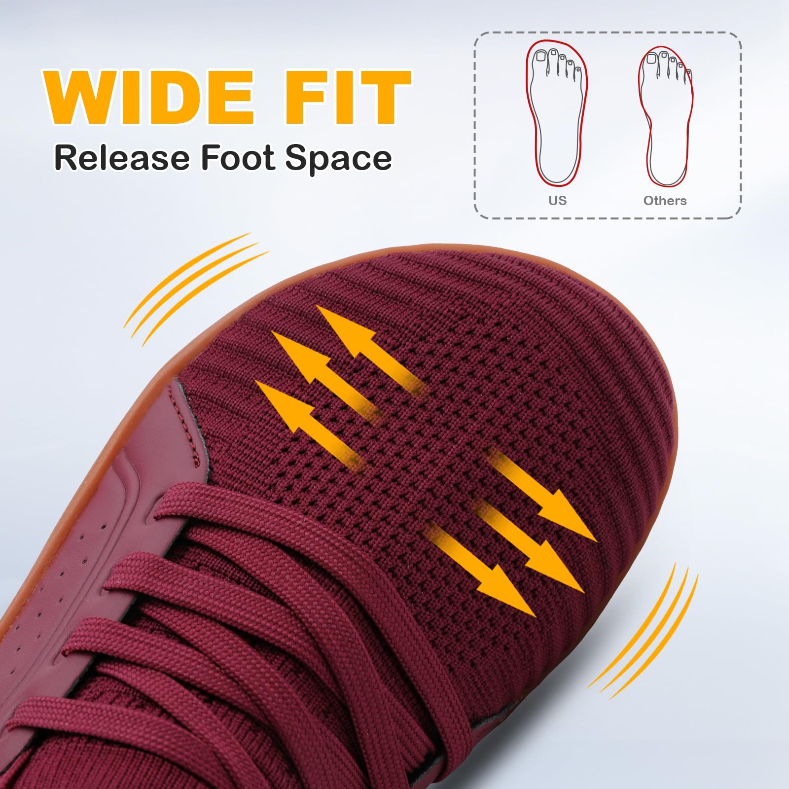 Snapklik.com : Barefoot Shoes Women Wide Toe Walking Shoes Breathable ...