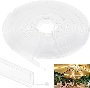 Amazon.com: PATIKIL Silicone Tube Sleeve, 33ft/10Meter 10mm Flexible ...