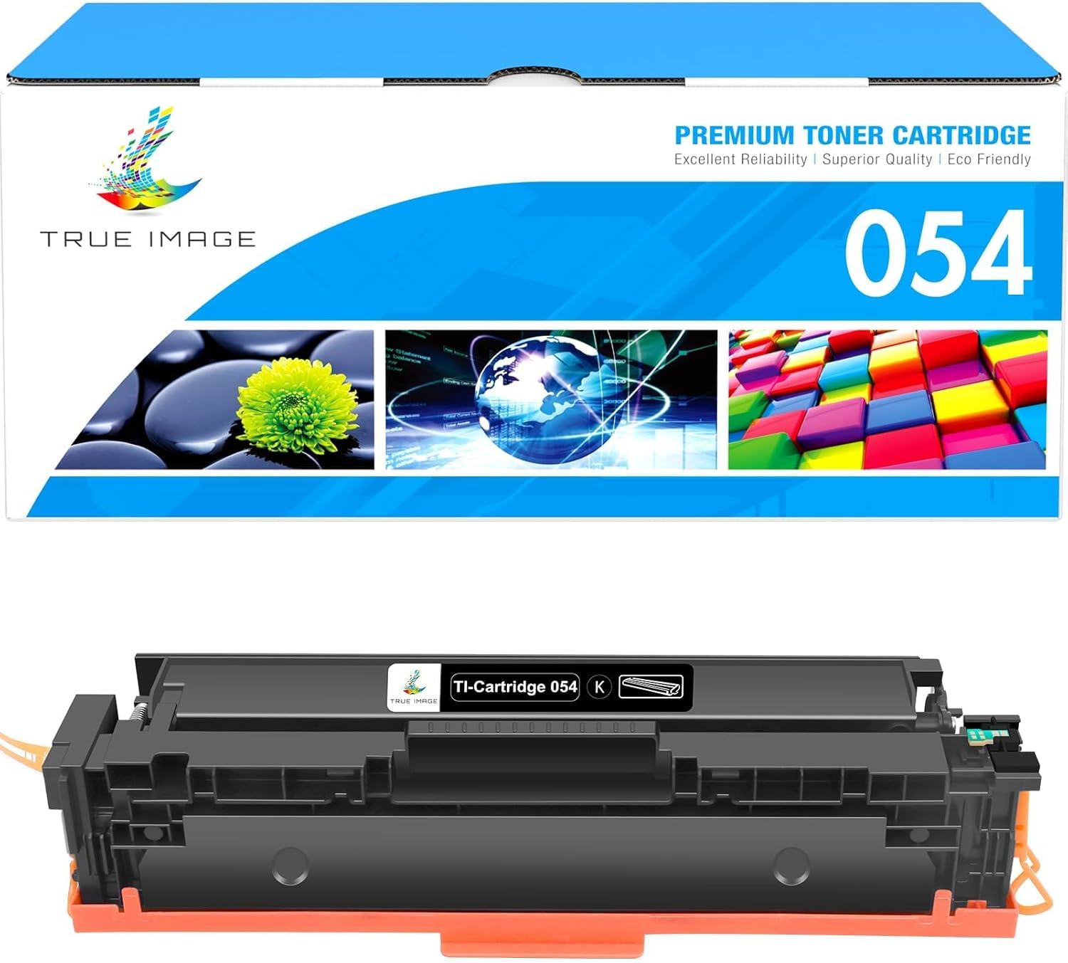 Amazon.com: TRUE IMAGE Compatible Cartridge 054 Black Toner Replacement ...